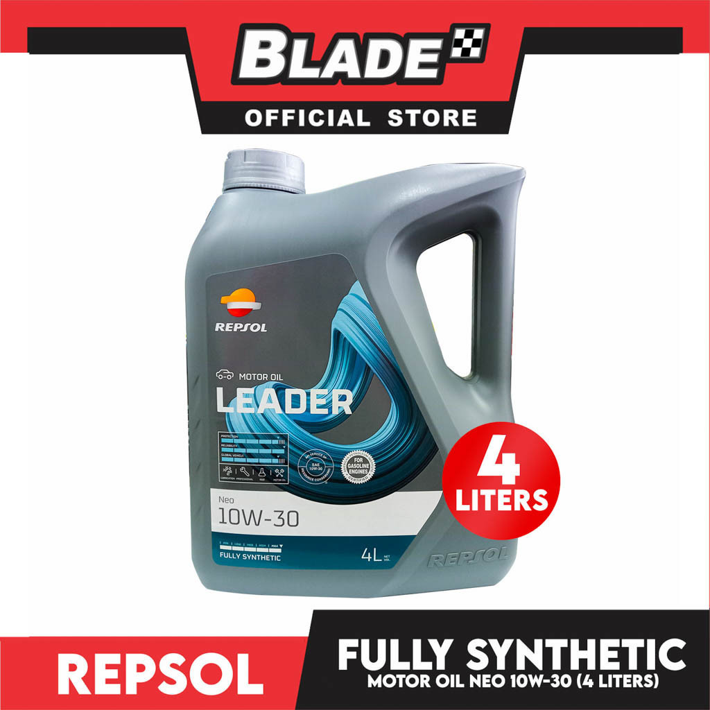 Repsol Leader Motor Oil Neo 10W-30 Fully Synthetic 4 Liters | Shopee ...