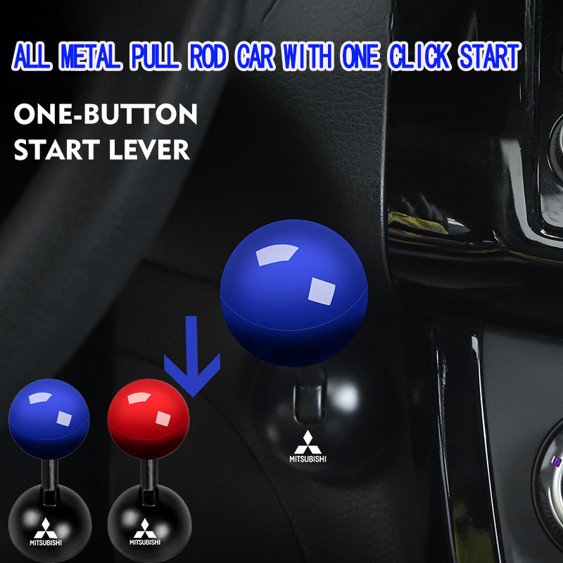Mitsubishi car one click start joystick, ball decoration, stick style ...