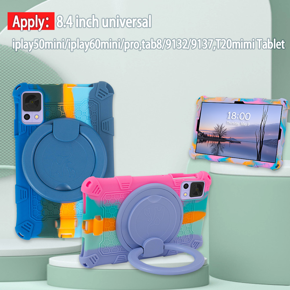 360 ° Rotating Soft Silicone Kids Safe Tablet Case For Alldocube iPlay ...