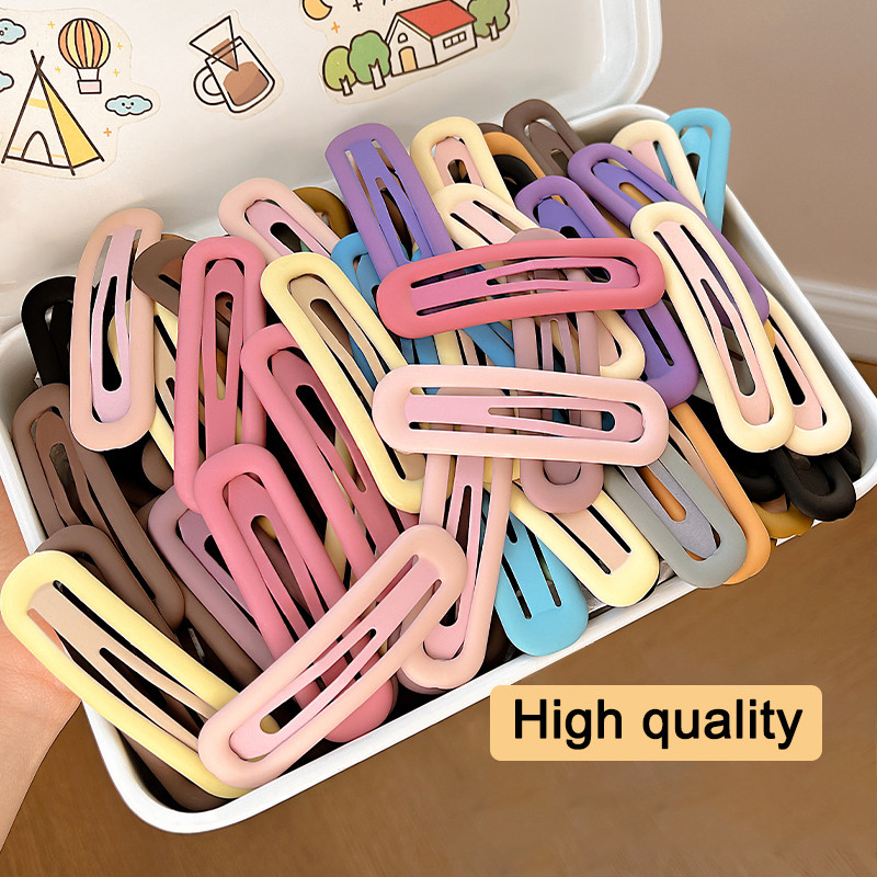 Korean New Hair Clip Set Pretty Girl Bb Clip Color Hair Pins Premium ...