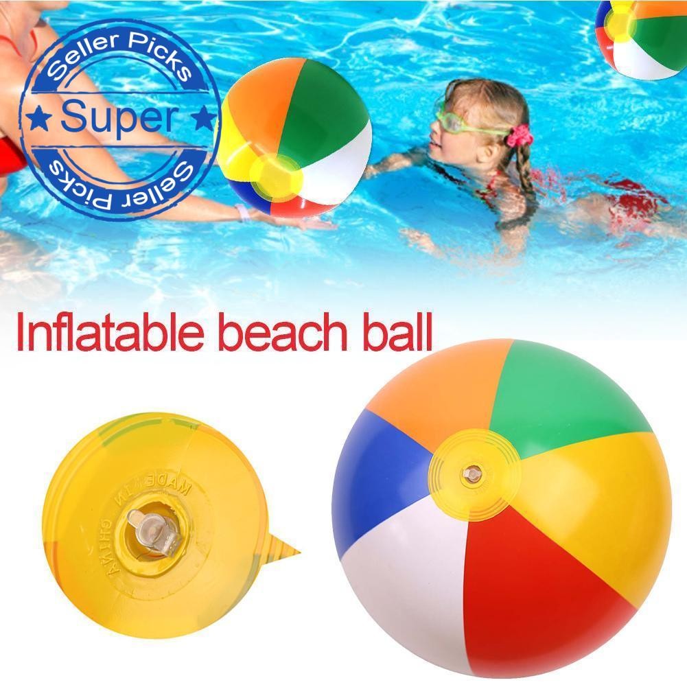 6 Color Pvc Ball Water Ball Anti-leakage Air Nozzle Inflatable Beach ...
