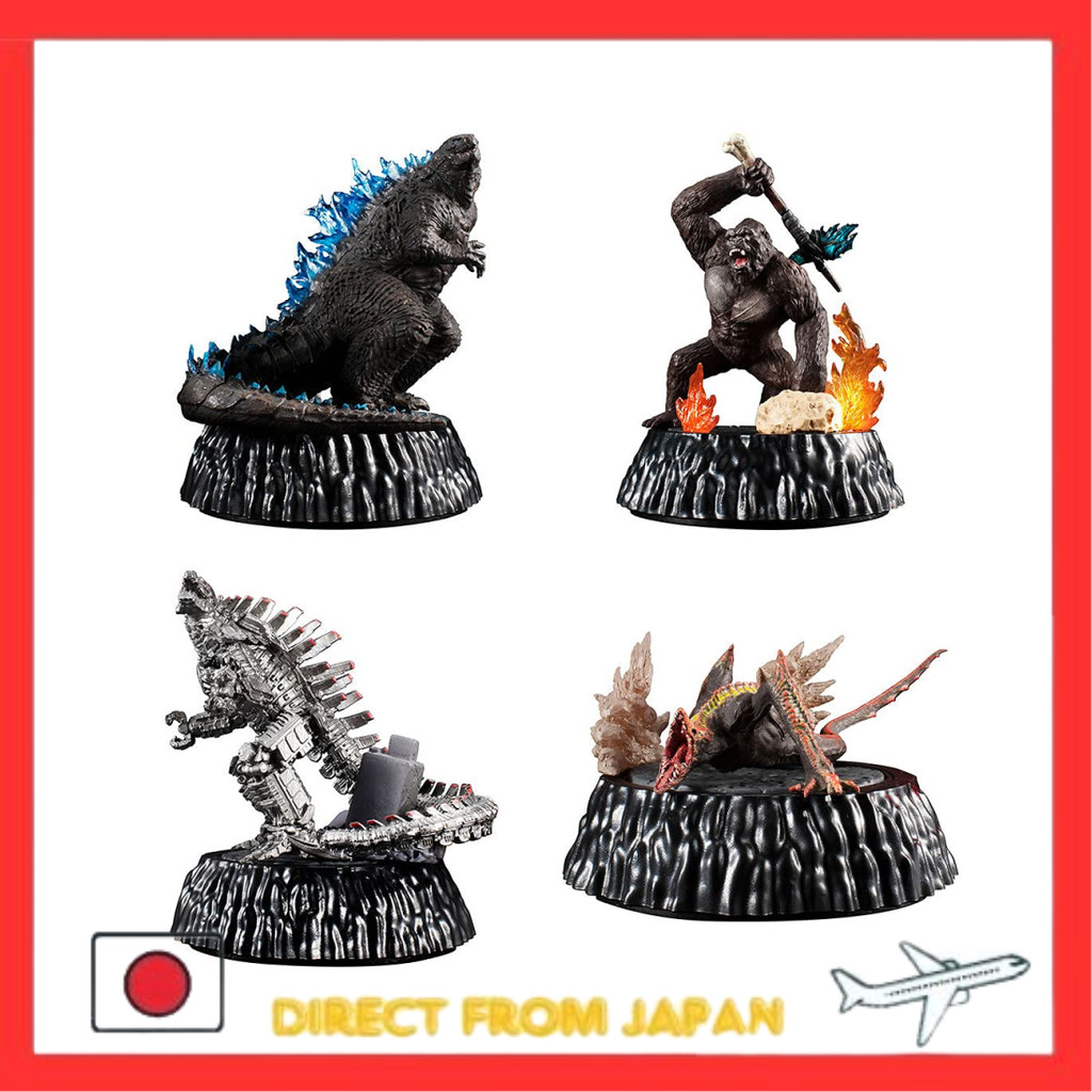 Godzilla HG D+ Godzilla 06 Godzilla vs. Kong all 4 types set Gacha ...