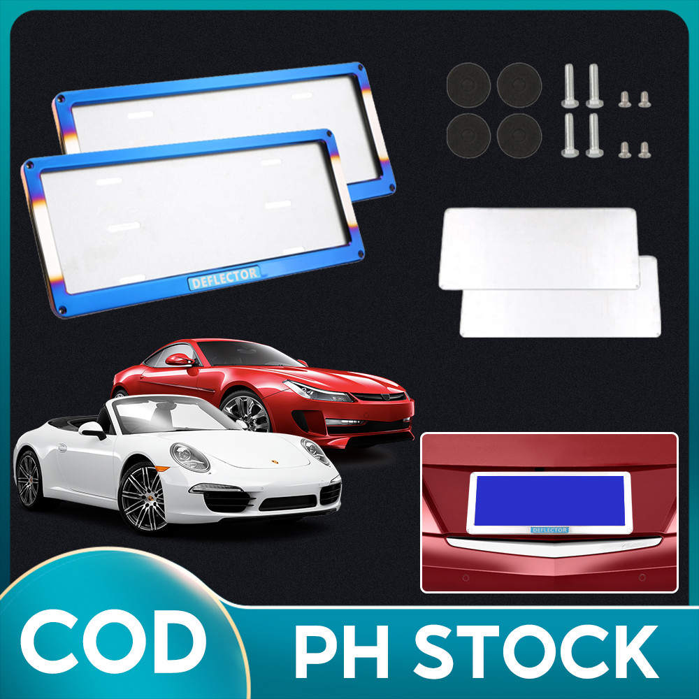 Car Plate Number Frame Universal License Plate Holder With Acrylic ...