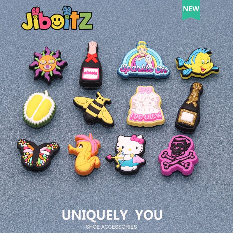 Crocs jibbitz charm Shoe Buckle Hole Shoes Accessories Bee Seahorse ...