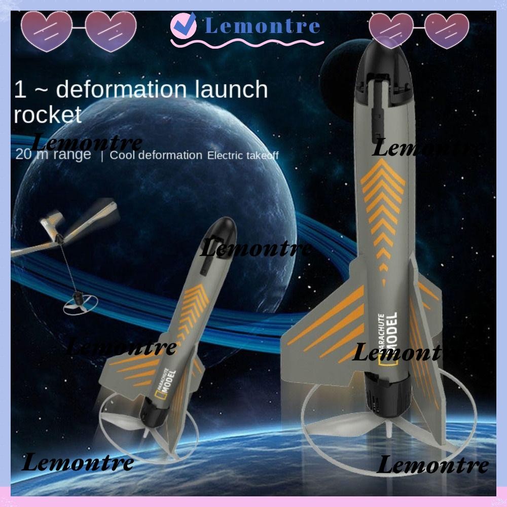 LEMONTRE Motorized Air Rocket Model, Funy Simulation Rocket Electric ...