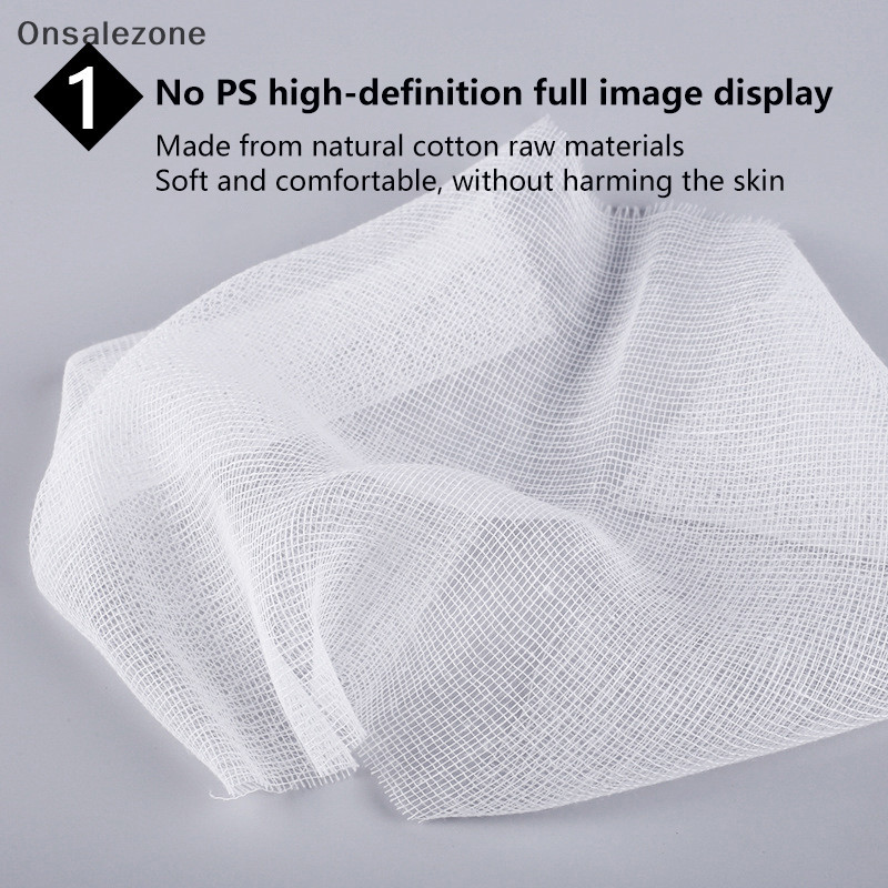 ONPH 100pcs Disposable Spa Face Gauze Mask Paper Sheet Beauty Salon ...