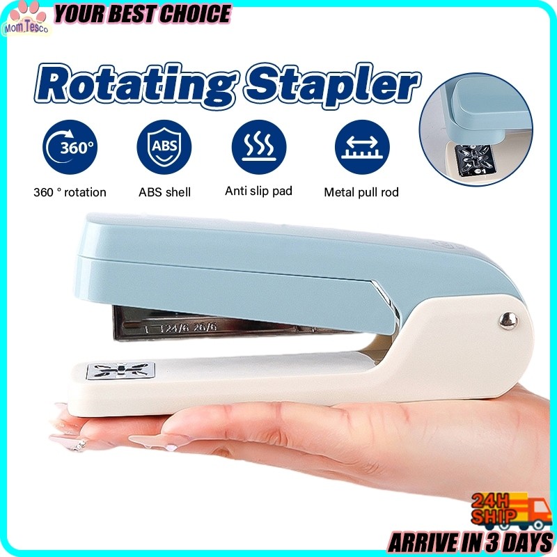360 Rotating Heavy Duty Staples Portable Paper Binding 24/6 or 26/6 ...