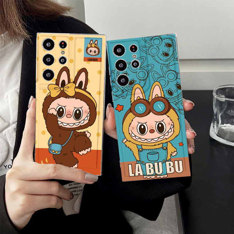 Case labubu For Samsung S24 FE A55 A16 A06 A14 A24 A34 A54 A15 A25 A35 ...