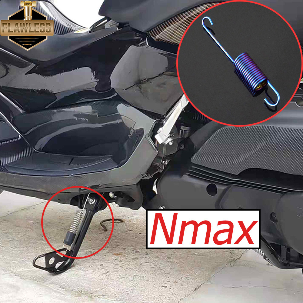 FLAWLESSTI Gr5 Titanium Side Stand Spring 112mm Center Stand Spring 122 ...