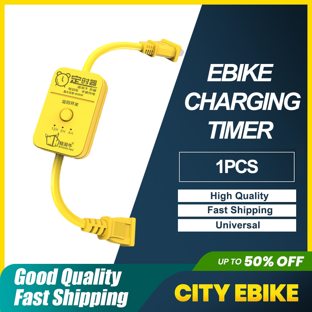 1pc E-bike Timer for charging Smart Electric Timer with 2 Plug Digital ...