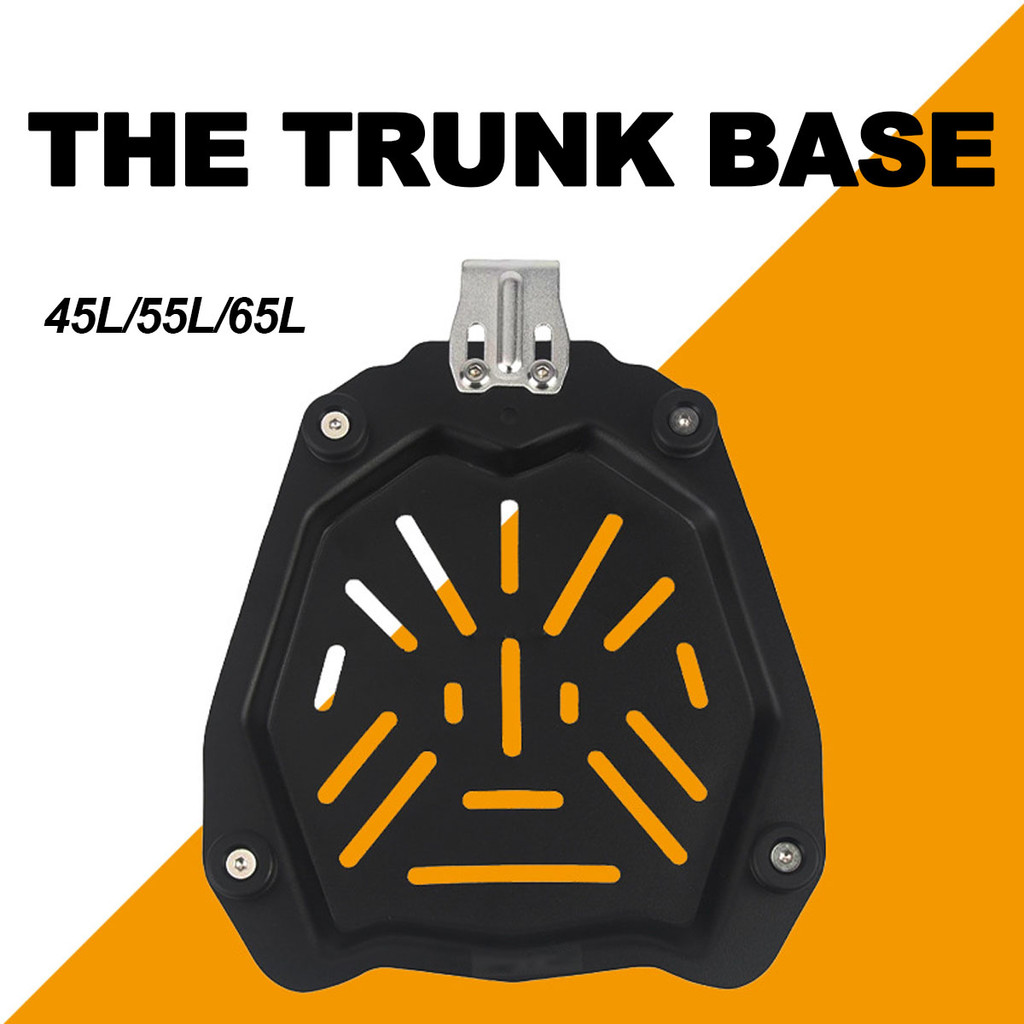 Motorcycle Tail Box Base Plate Aluminum alloy tail box quick release base accessories 45L/55L ...