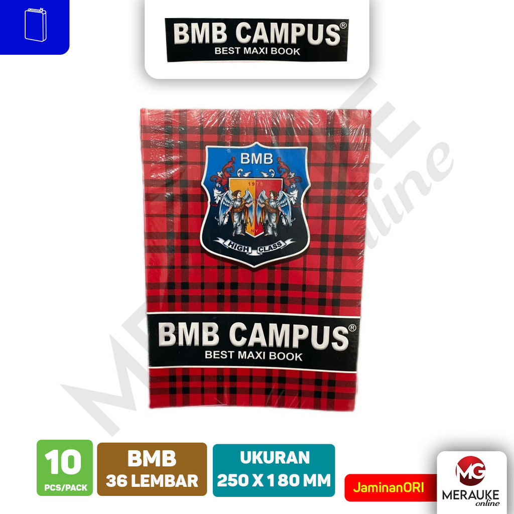 Bmb Boxy Notebook 36 Sheets (1 Pack contains 10 Books) | Shopee Philippines