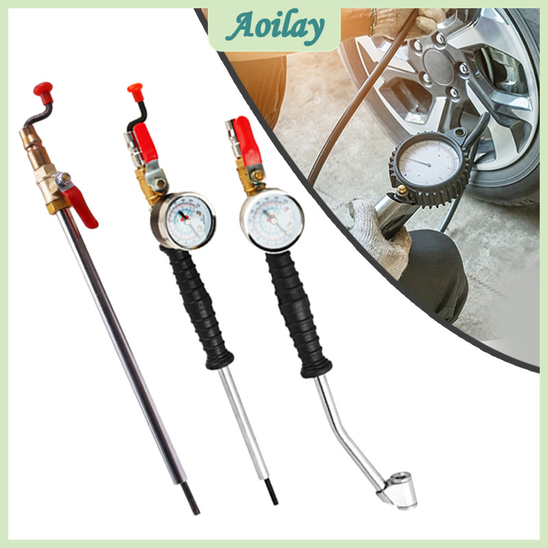 Car Tire Fast Inflation Rod Hand Crank Tire Inflator Nozzle Fast ...