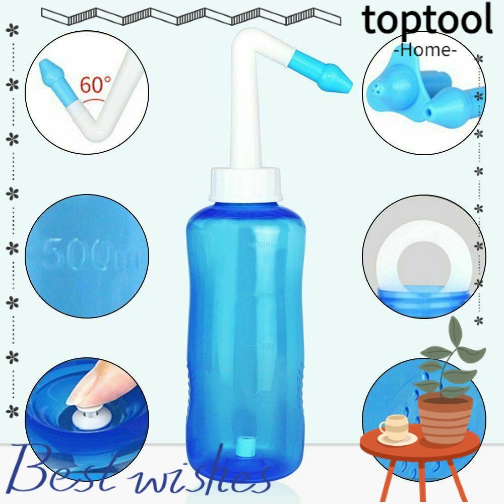 TOPTOOL 300ml/500ml Cleaner Nose Protector Nosal Sinus Rinse Nasal ...
