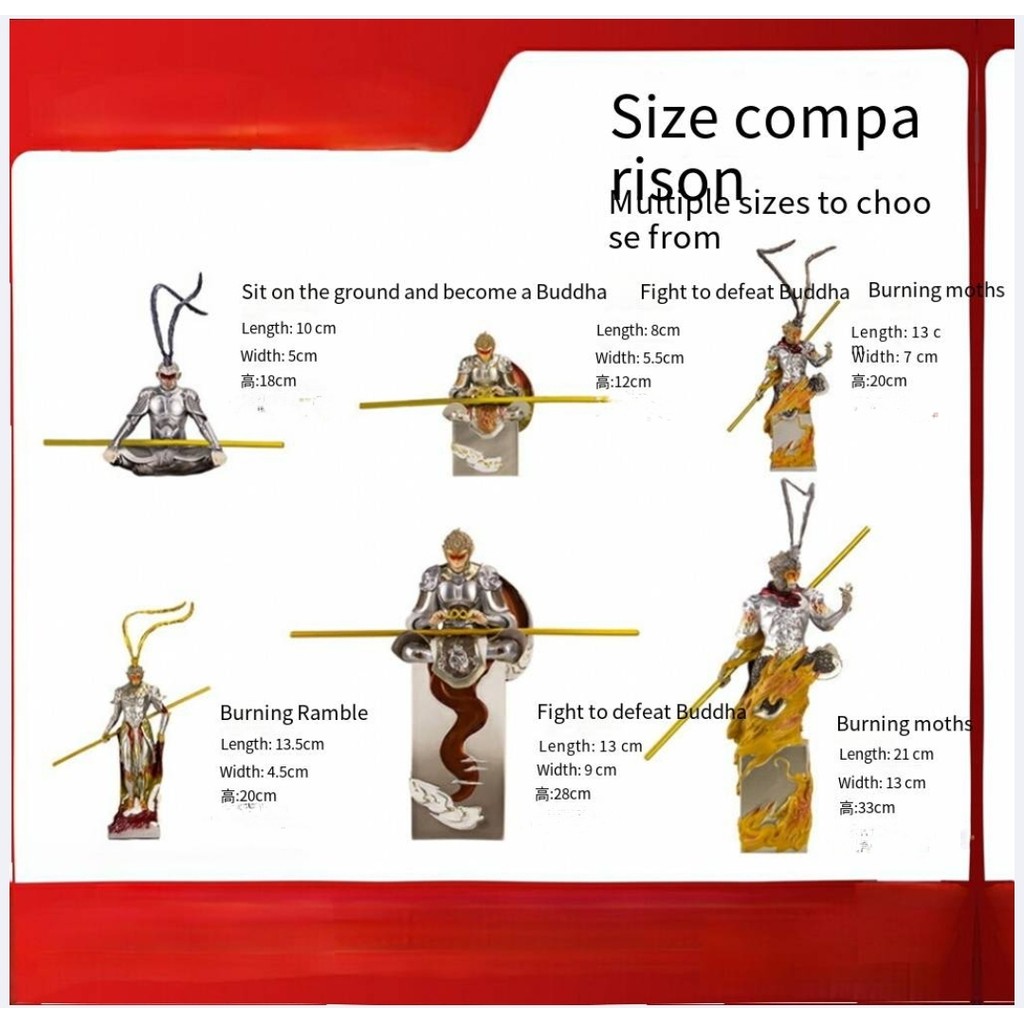 Black Myth Wukong Ornament Qi Tian Da Sheng Fighting Buddha Sun Wukong ...