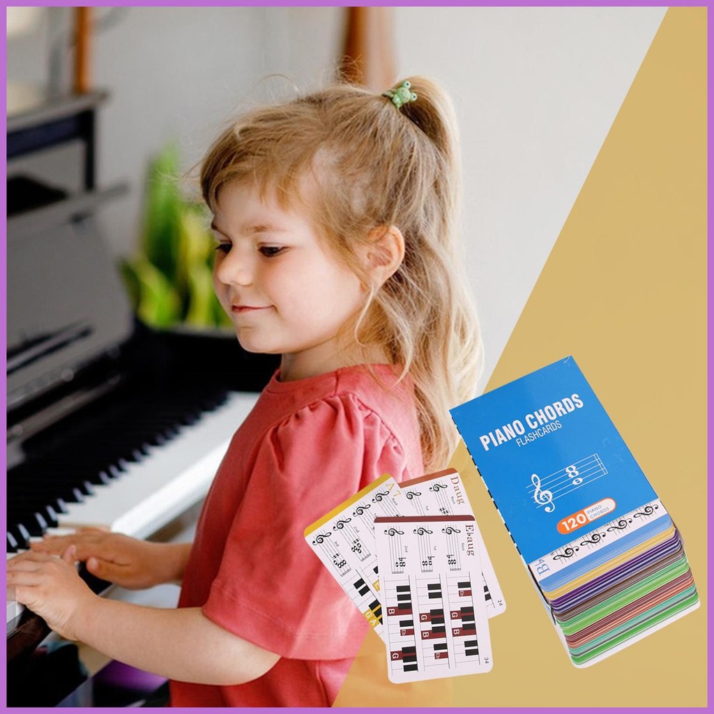 Piano Note Reading Flashcards Music Note Reading Flash Cards Colorful ...