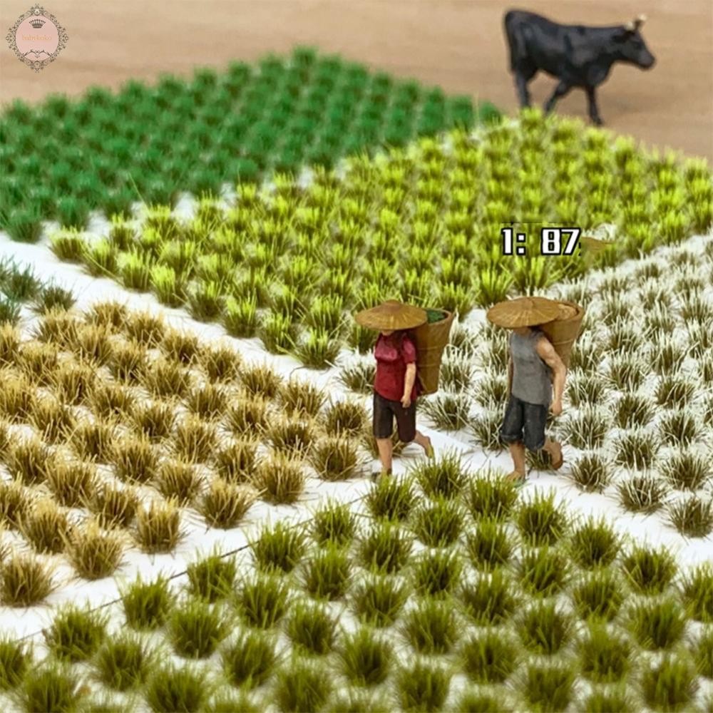 Model Grass 104Pcs Architectural Field Grass Landscape Model Multicolor ...