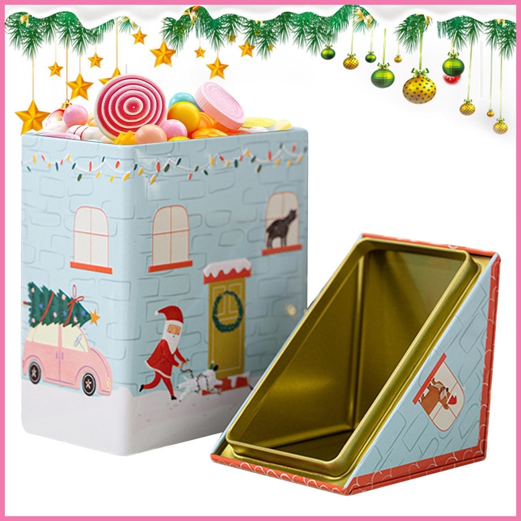 Christmas Tins with Lids Christmas Candy Tins with Lids Cute Candy Box ...