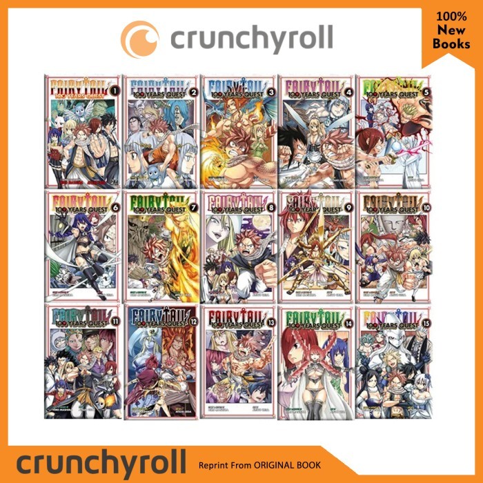 Fairy Tail Comic - 100 Years Quest 1-15 by Hiro Mashima | Shopee Philippines