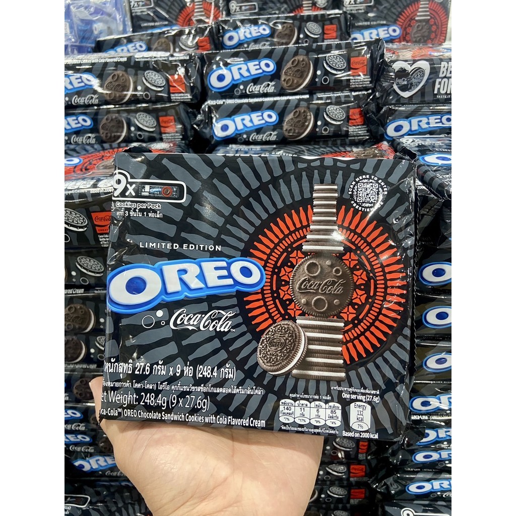 (COCA-COLA) Oreo Chocolate Sandwich Cookies With COLA Flavor 248.4g ...
