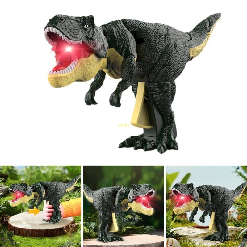 youn Funny Snarling Dinosaur Toy Interactive Handheld Robot Toy with ...
