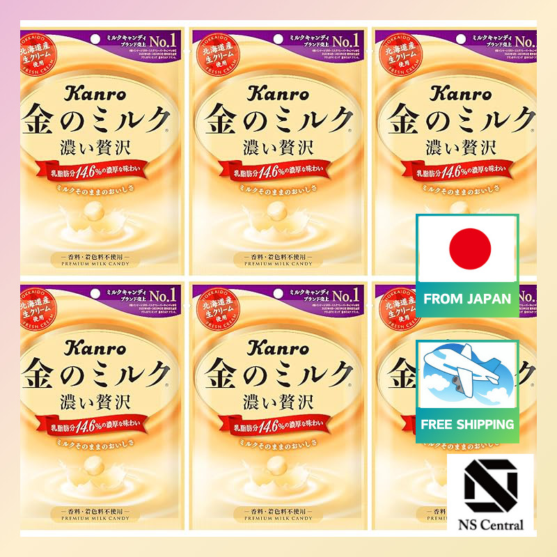 Kanro Gold Milk Candy 80g x 6 Bags《Direct from Japan》 | Shopee Philippines