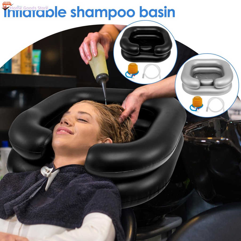Inflatable Hair Washing Basin Portable Inflatable Shampoo Bowl Foldable ...