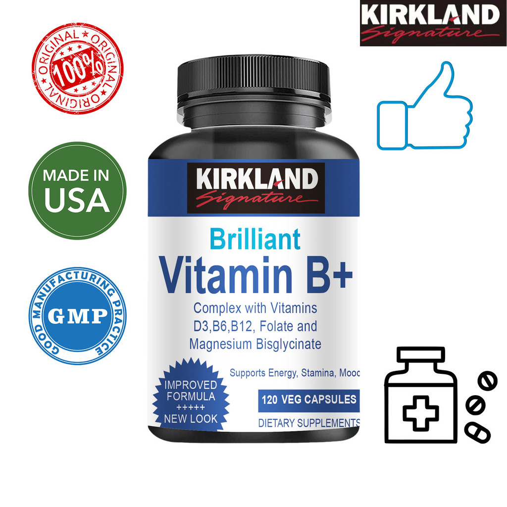Vitamin B Complex, supports brain and nerve health, supports endurance ...