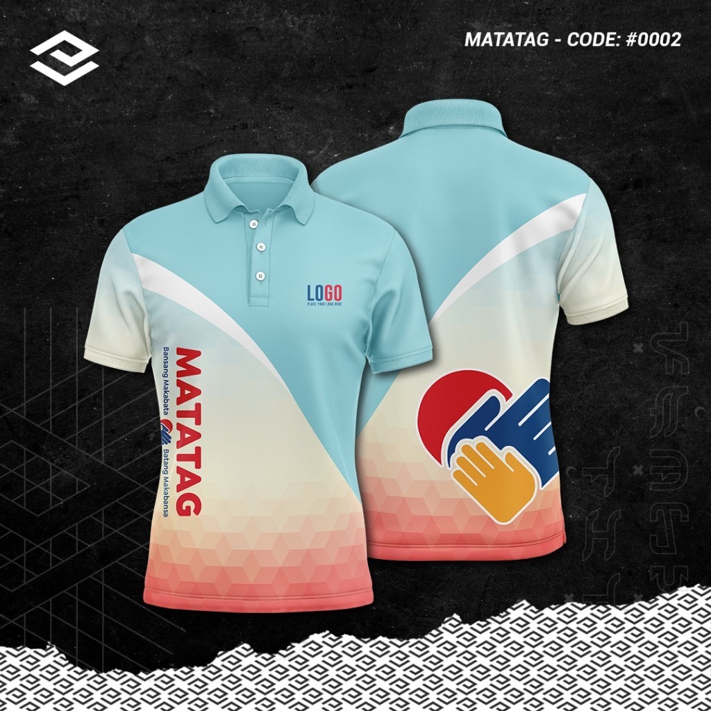 Full Sublimation Matatag Polo, Matatag School Uniform, Matatag Polo ...