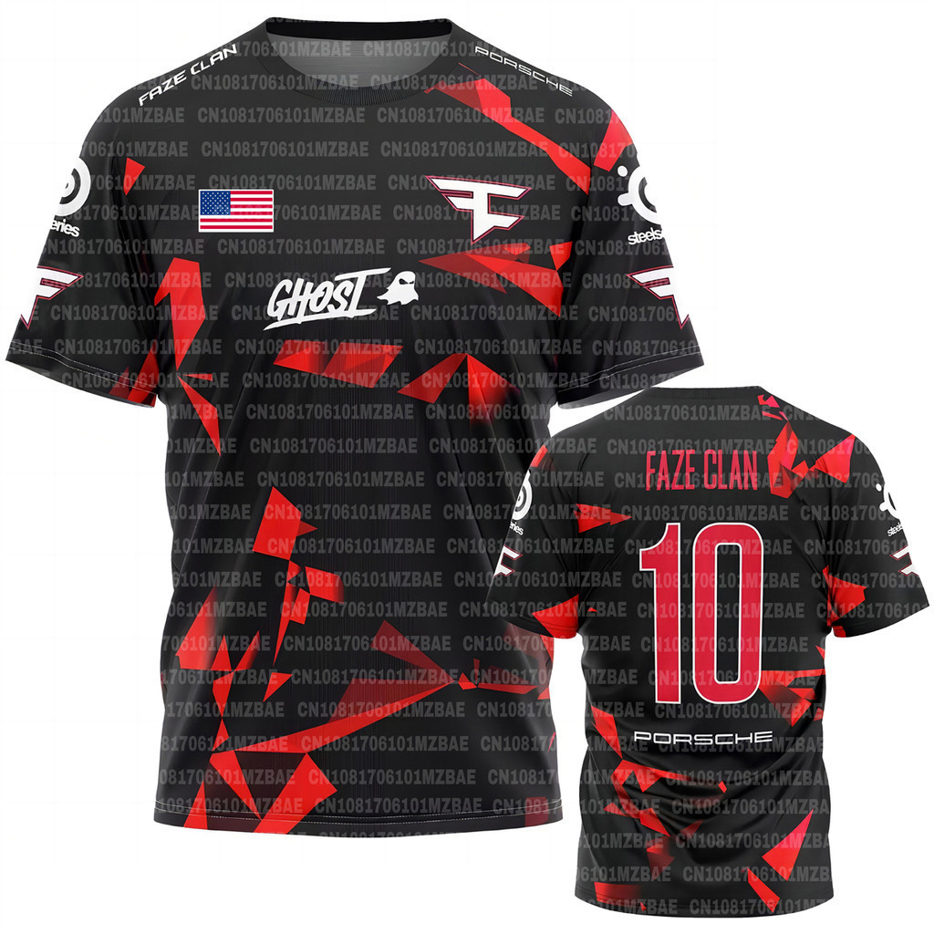 CS2 FAZE 2024 IEM Esports Season Champion Team Jersey Mens CSGO Fans ...