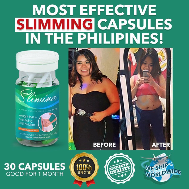 Authentic-SLIMINA WeightLoss Capsule STRONG FORMULATION detox slim ...