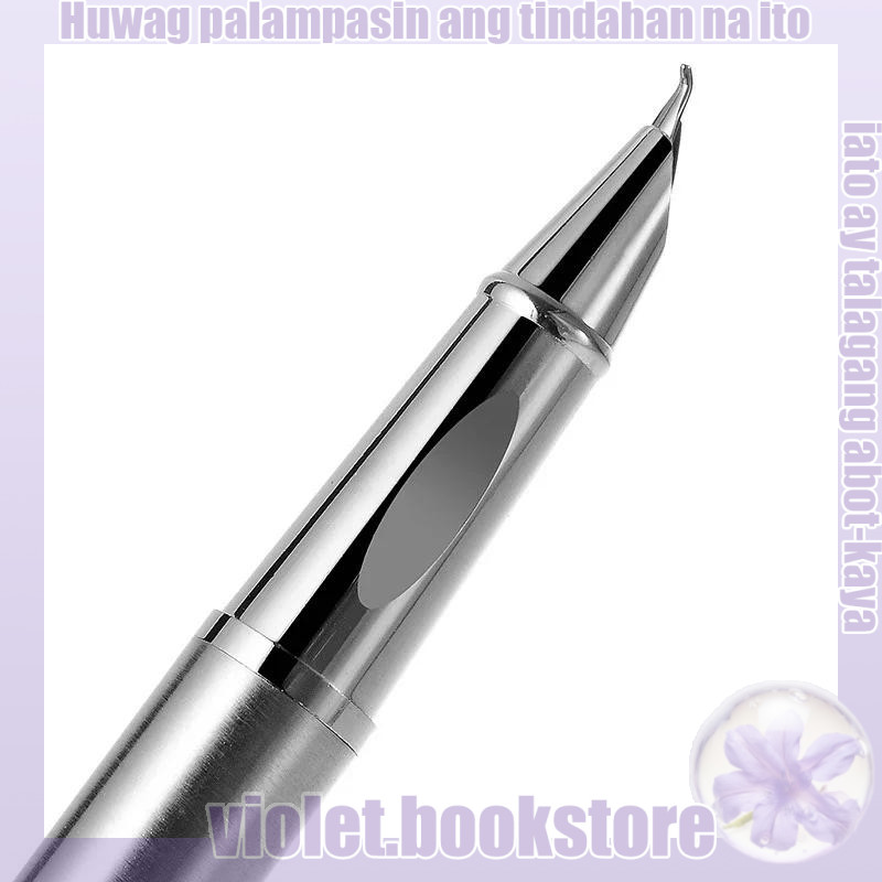Refillable Luxury Metal Fountain Pen 0.8mm Curved Nib School Art ...
