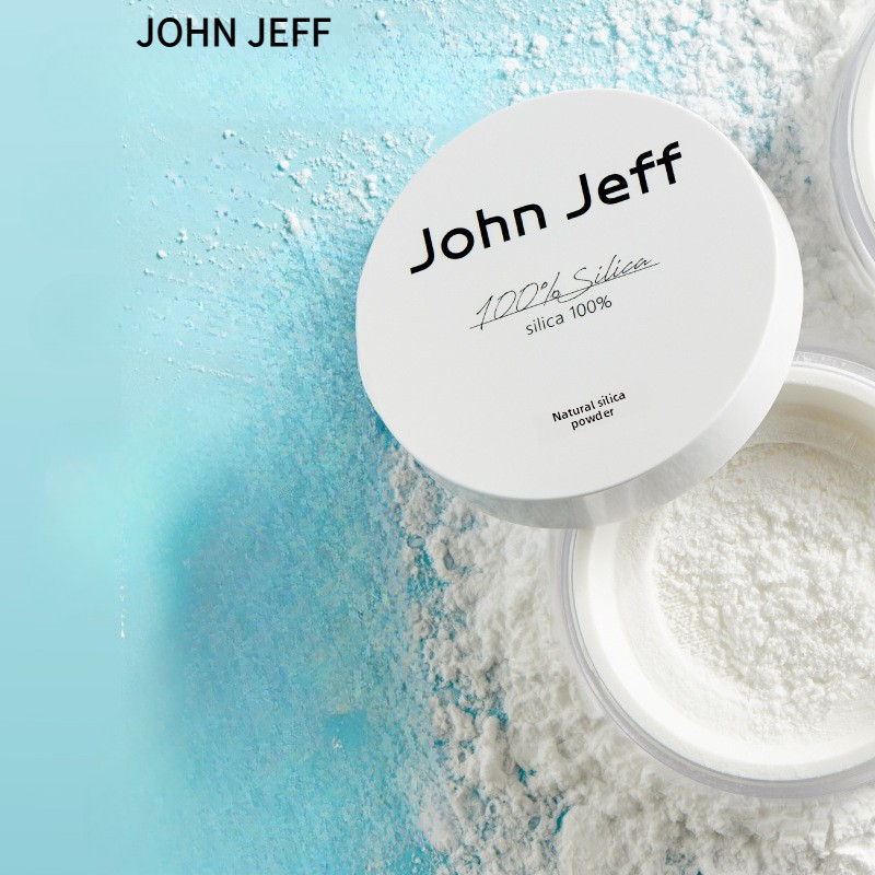 JOHN JEFF Loose Powder Natural Silica Powder Oil Control And Setting ...