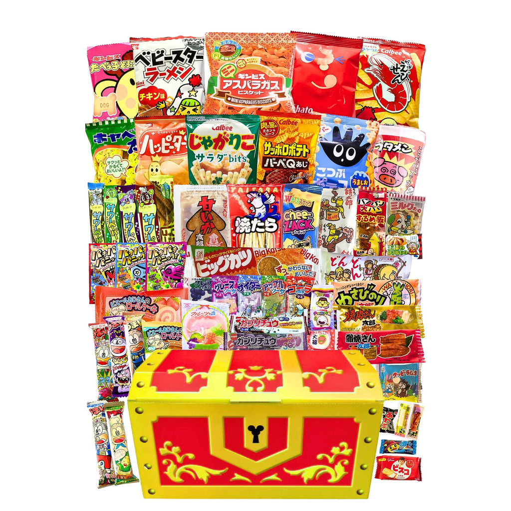 【Direct from Japan】Assorted snacks and sweets, total 55 pieces ...