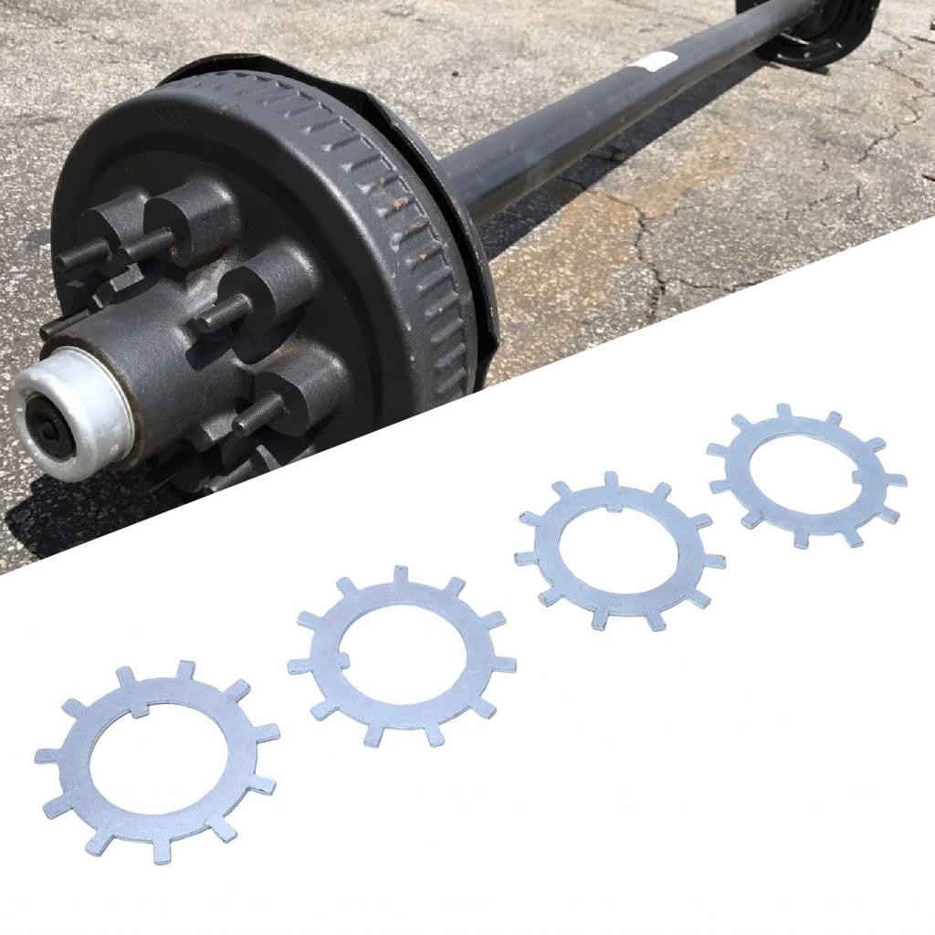 Eleganthome Trailer Wheel Spindle Tang Washer Set Durable Metal for 10K ...