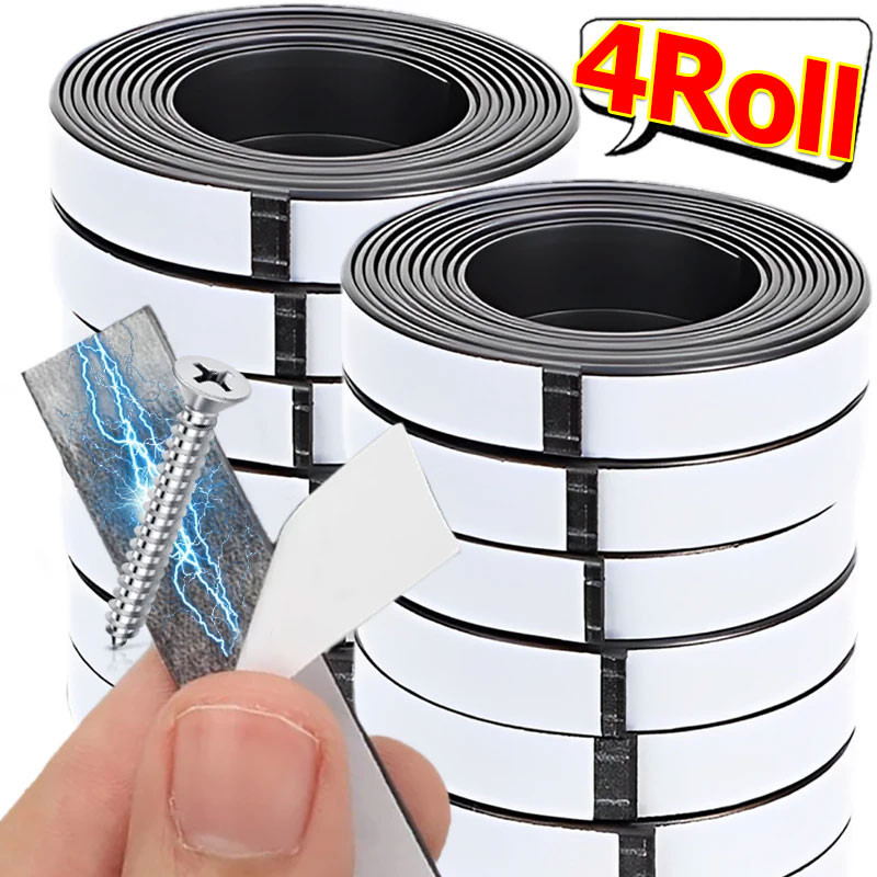 1/1.5cm Self Adhesive Flexible Magnetic Strip / Photo Poster Fridge ...