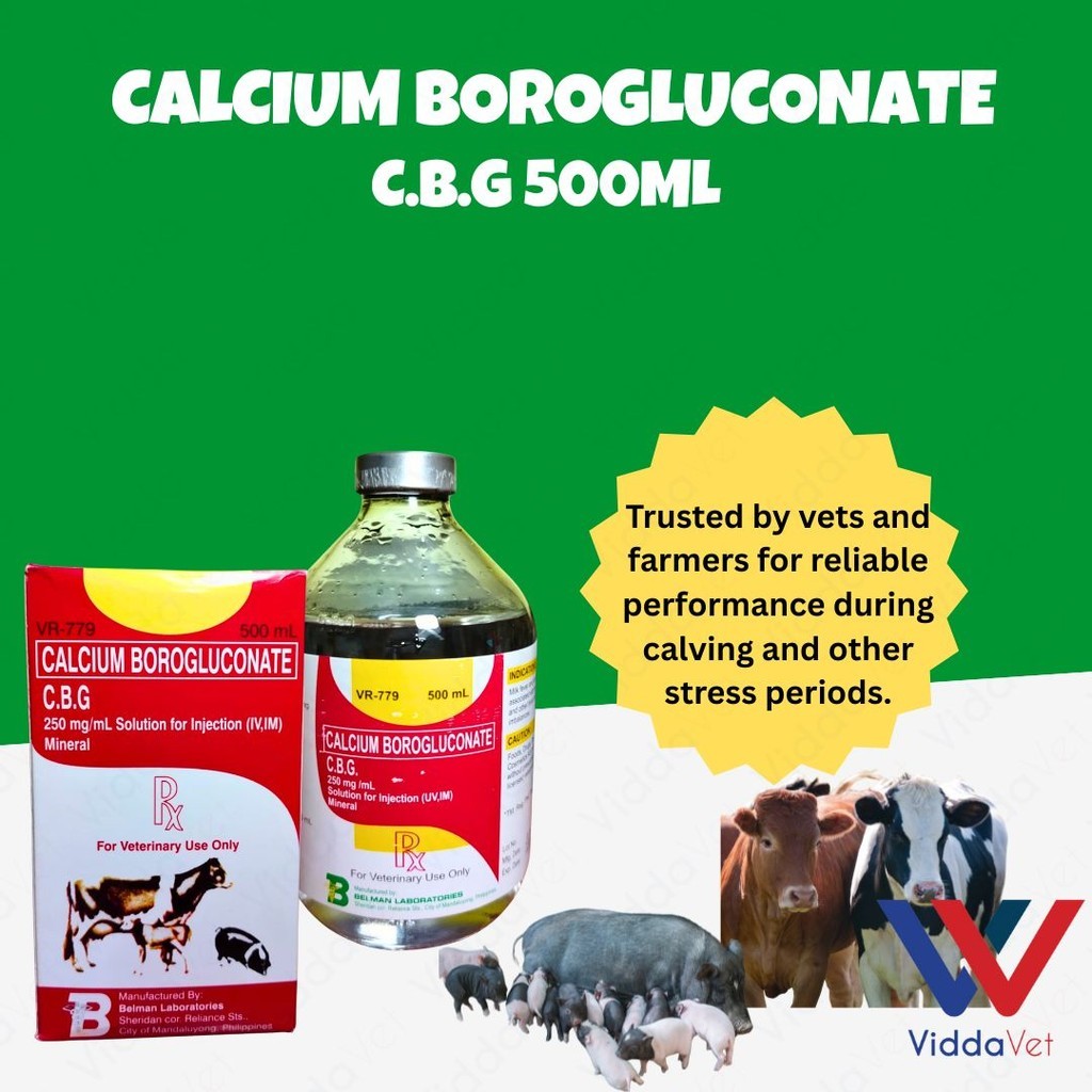500 mL C.B.G. 250mg/mL Solusyon para sa Baka, Kambing, at Tupa | Shopee ...
