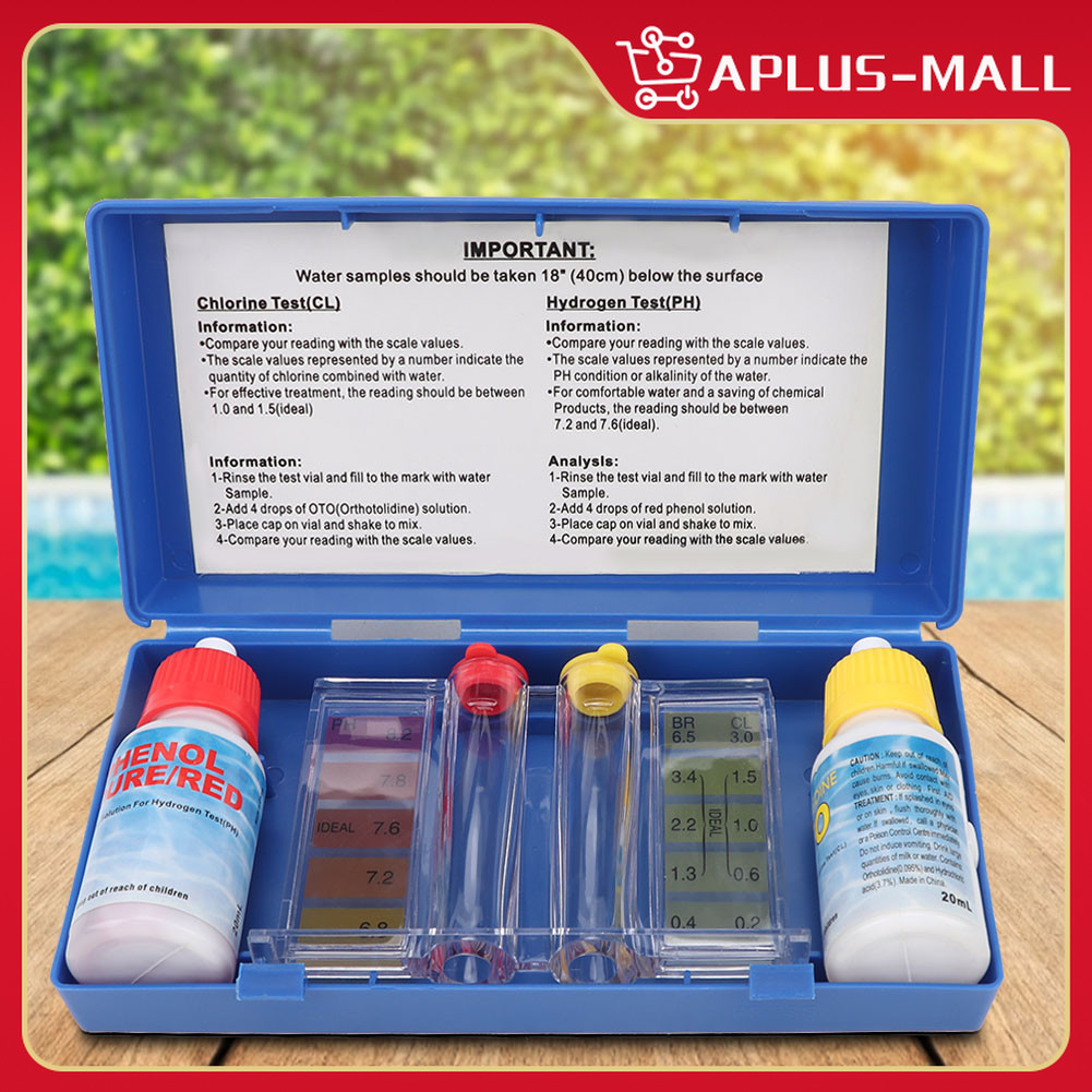 PH Chlorine Water Test Kit Quality Test Kit Swimming Pool Test Kit ...