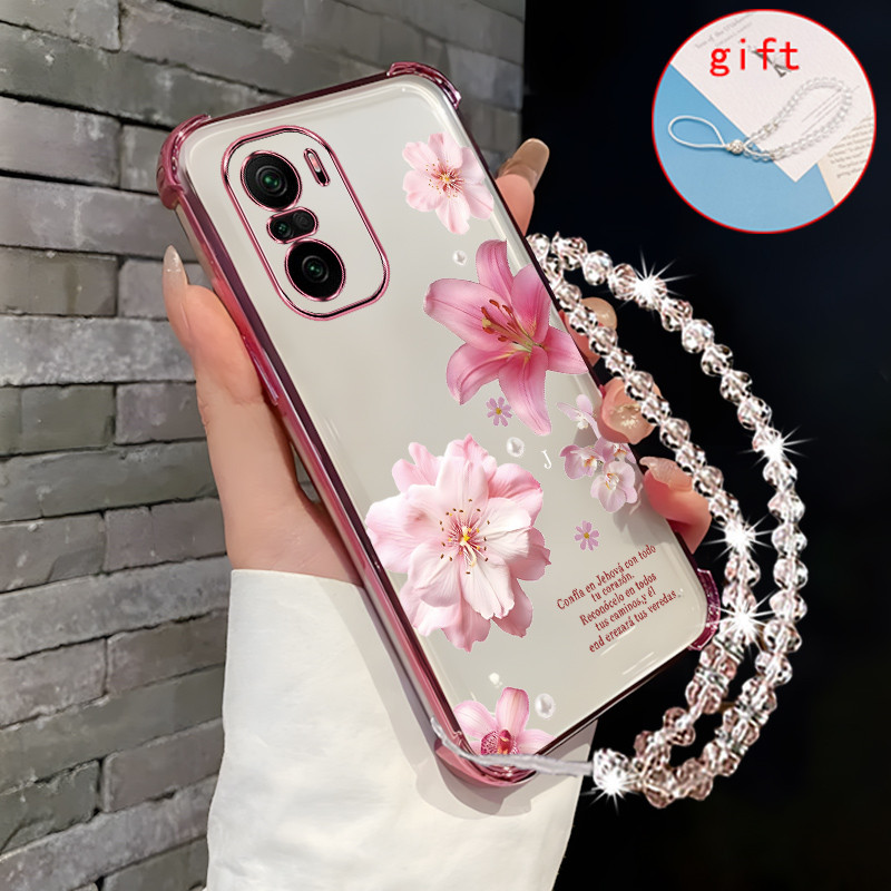 Case for POCO F3 phone casing Super beautiful floral phone case ...