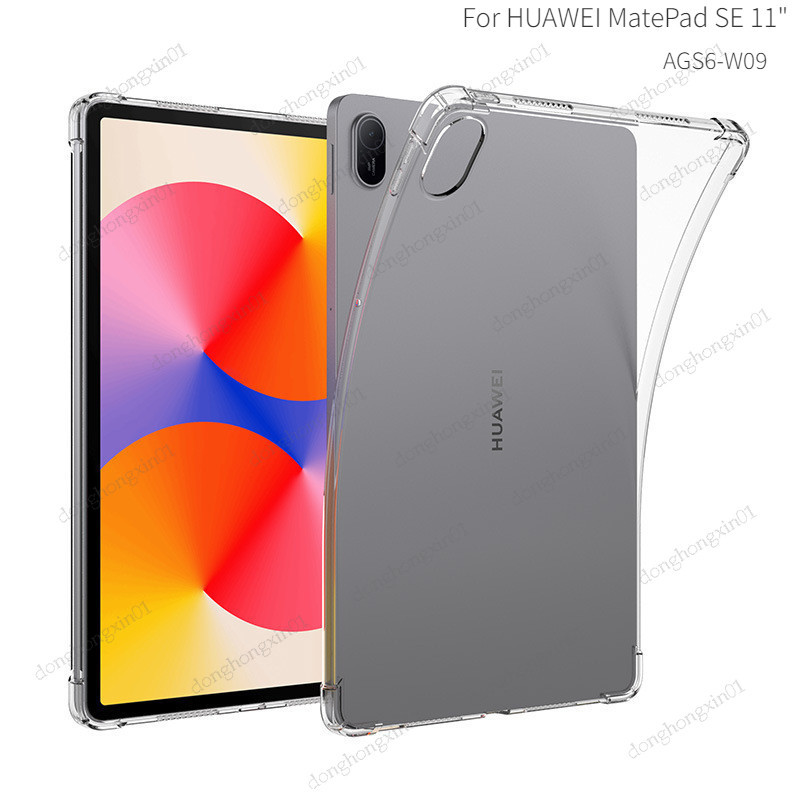 For HUAWEI MatePad SE 11" AGS6-W09 2024 Case Transparent Air-bags Soft ...