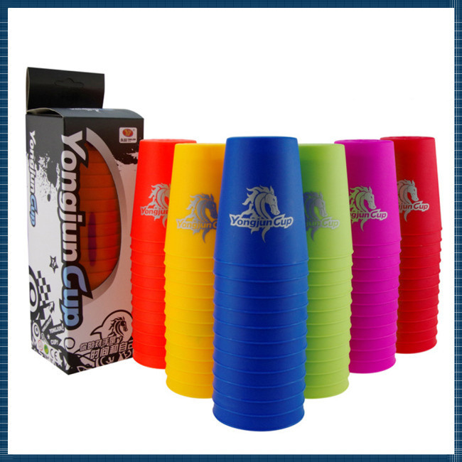 Ma 12pcs Sports Stacking Cup Set Horse Head Speed Flying Stacking Cups ...