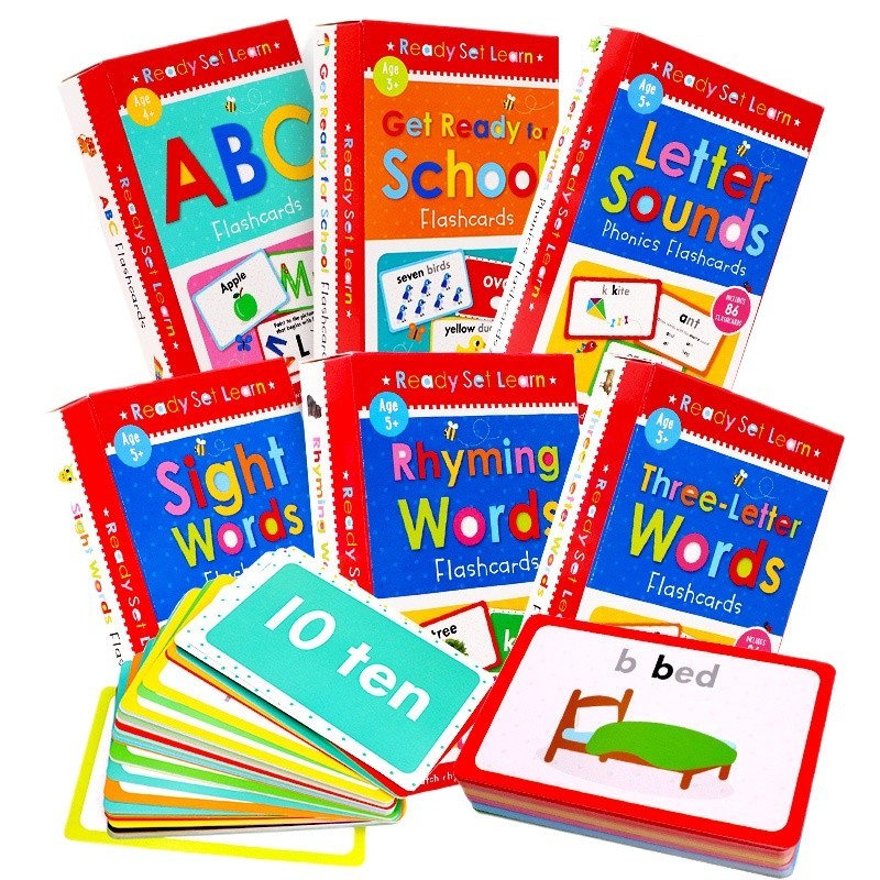Flash Cards English Original Matching Word Card Letter Sounds Phonics ...