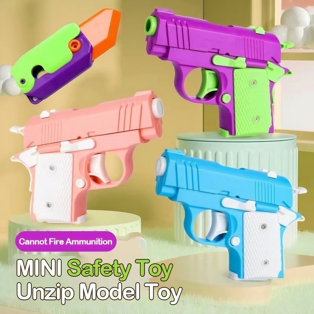 3D Toy Guns Mini Turnip Carrot Gun Models Multiple Colors Children's ...