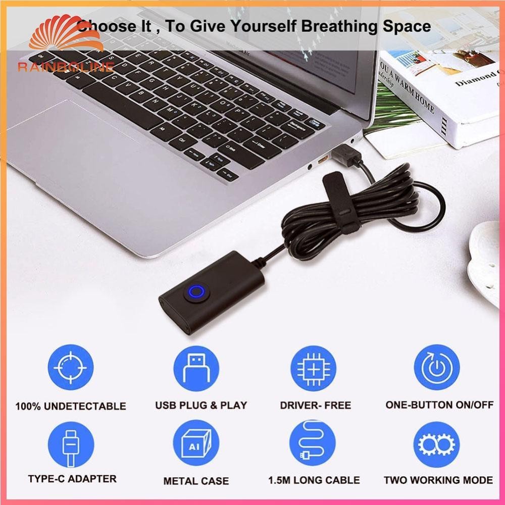 Rain Automatic Computer Mouse Jiggler Mover Undetectable Mouse Movement ...
