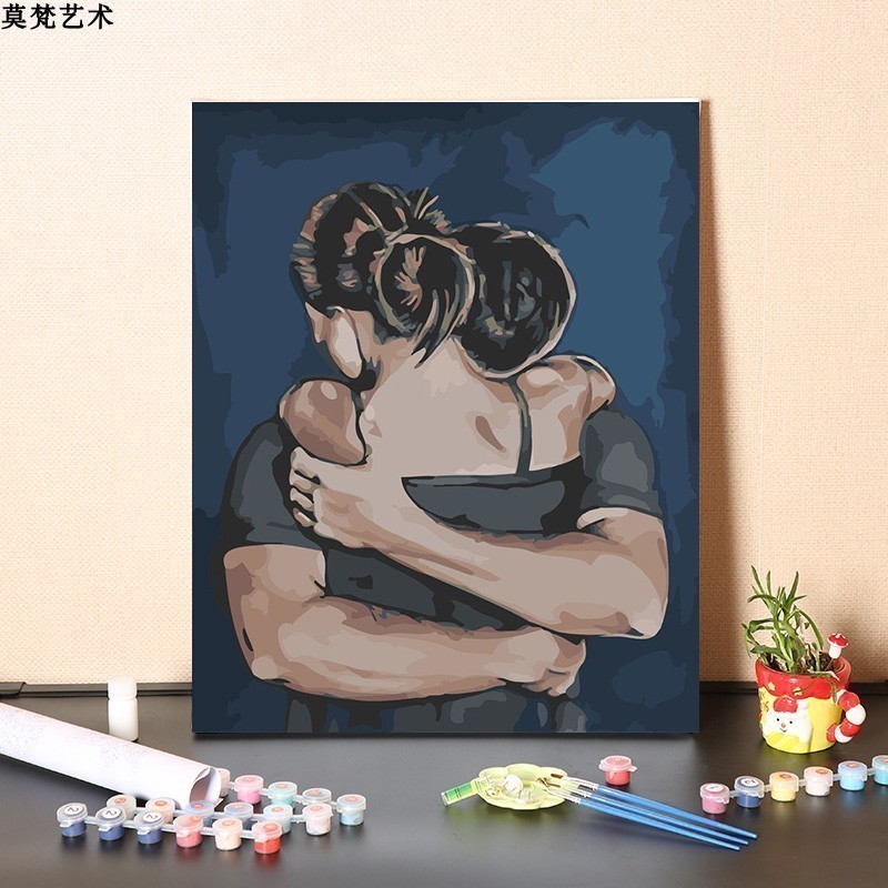 Custom Photo 40by50cm noframe Digital Oil Painting diy Hand-Filled ...