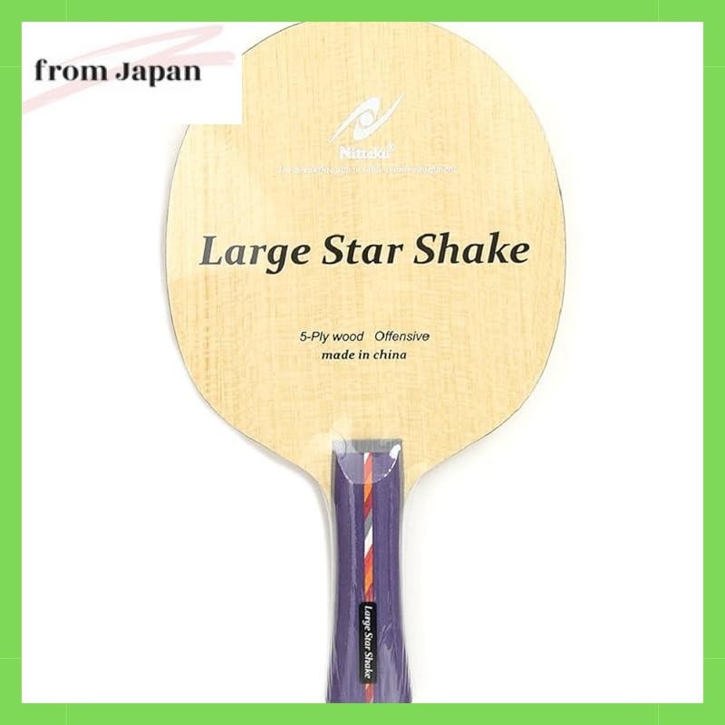 Nittaku Table Tennis Racket Large Star Shake Shakehand Large Ball Flare ...