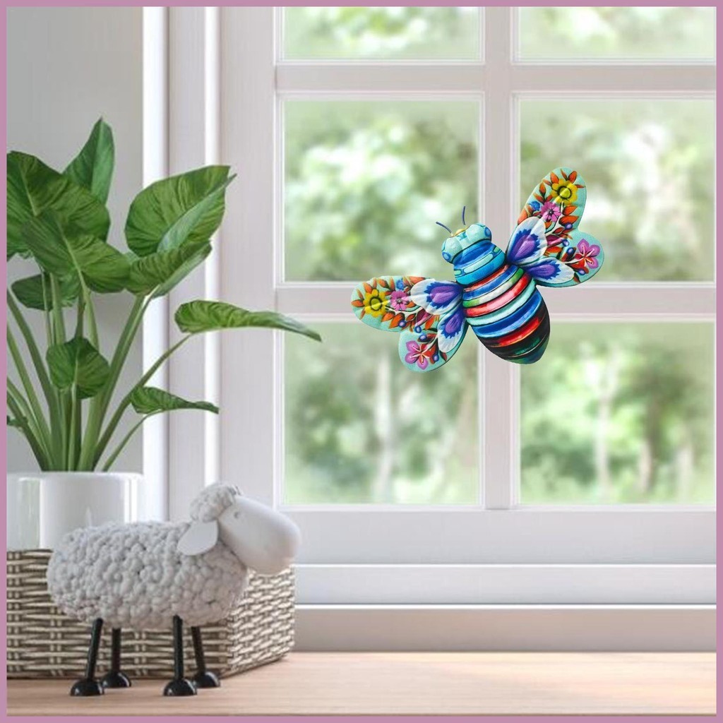 Iron Bee Art Sculpture Metal Bees for Wall Wrought Iron Bee Wall ...