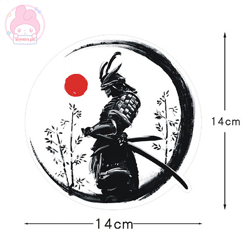 Xo94itn JAPAN Samurai Warrior Sticker Katana Decal Vinyl Car Bike Truck ...