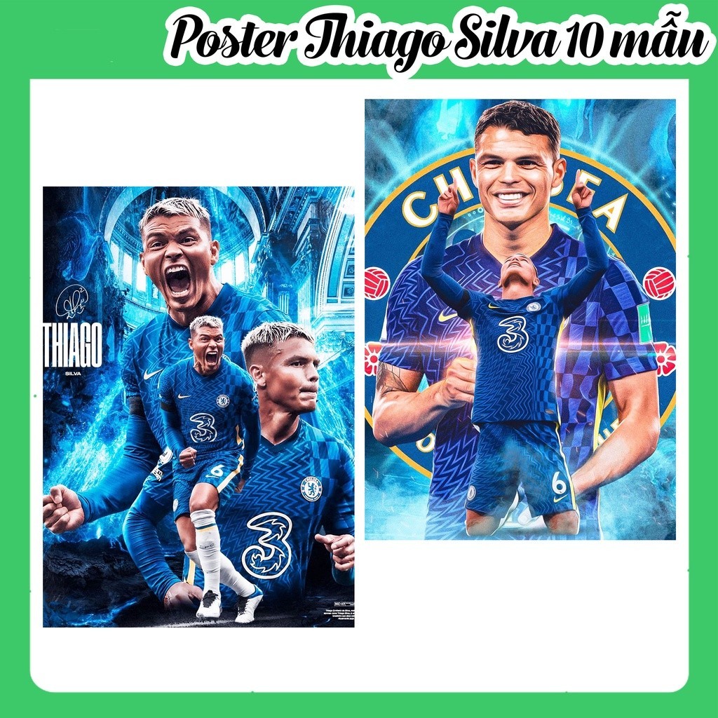 Thiago Silva Poster, Extremely Beautiful Thiago Silva Wall Sticker ...