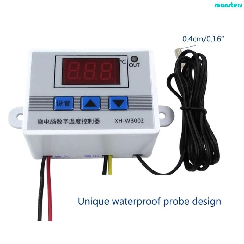 Mon Digital Temperature Controller 12V 24V 220V Thermostat Regulator ...